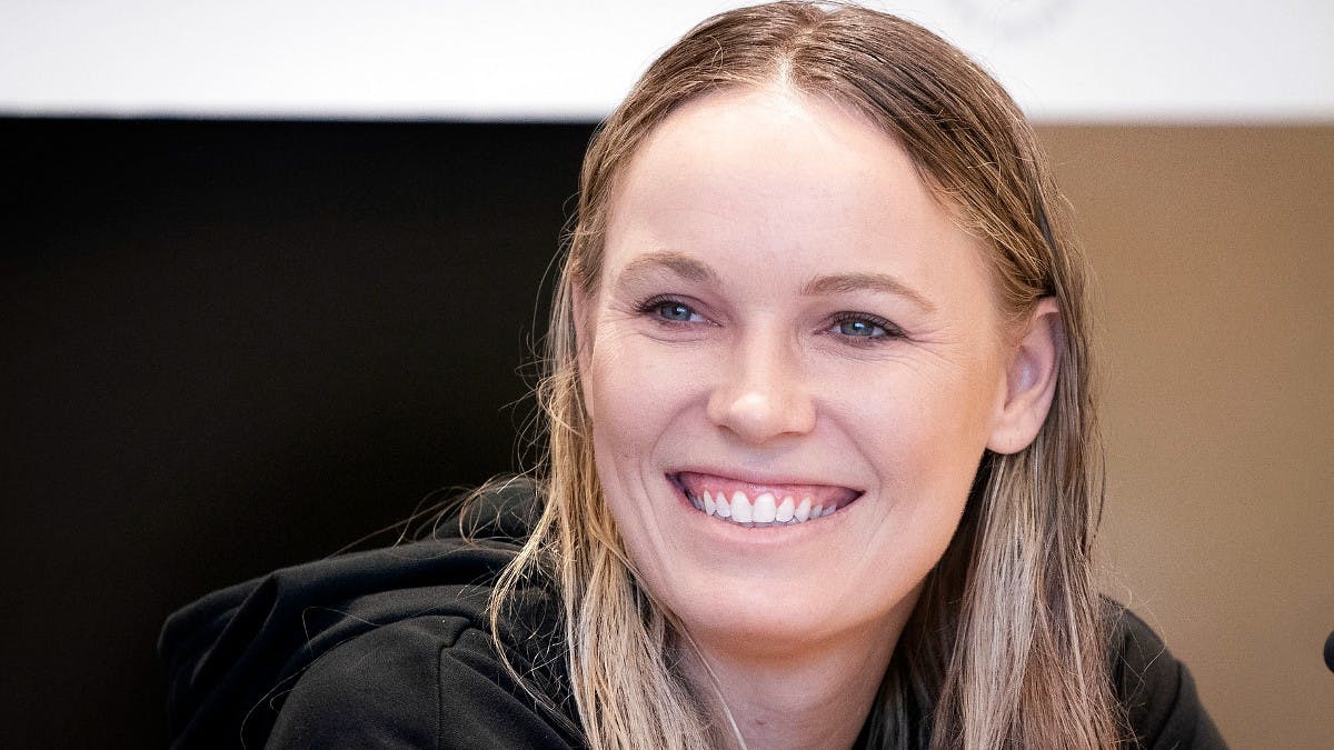 Caroline Wozniacki nåede det lige: Så kort tid havde hun inden stort tv ...