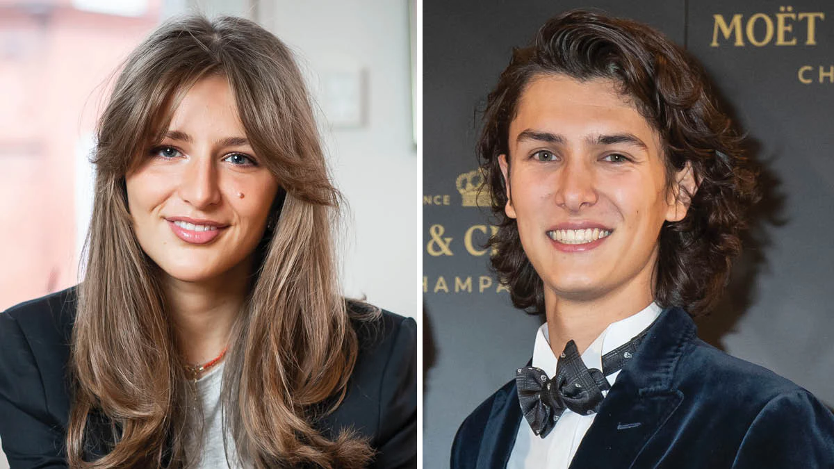 Slår sig løs i sneen: Grev Henrik fik en hjælpende hånd af storebror ...