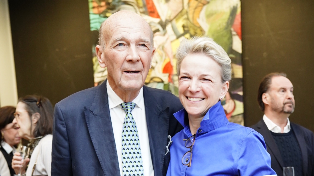 Se billederne fra receptionen: Jesper og Alexa Bruun Rasmussen siger ...