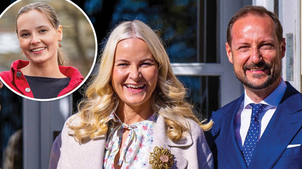 Kronprinsesse Mette-Marit fortæller med et grin om datterens studentertid: Vi glæder os, til vi ...