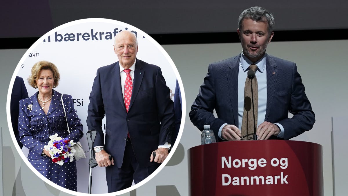 Sådan fik Frederik kongeparret til at smile lidt ekstra: Kaldte Harald ...