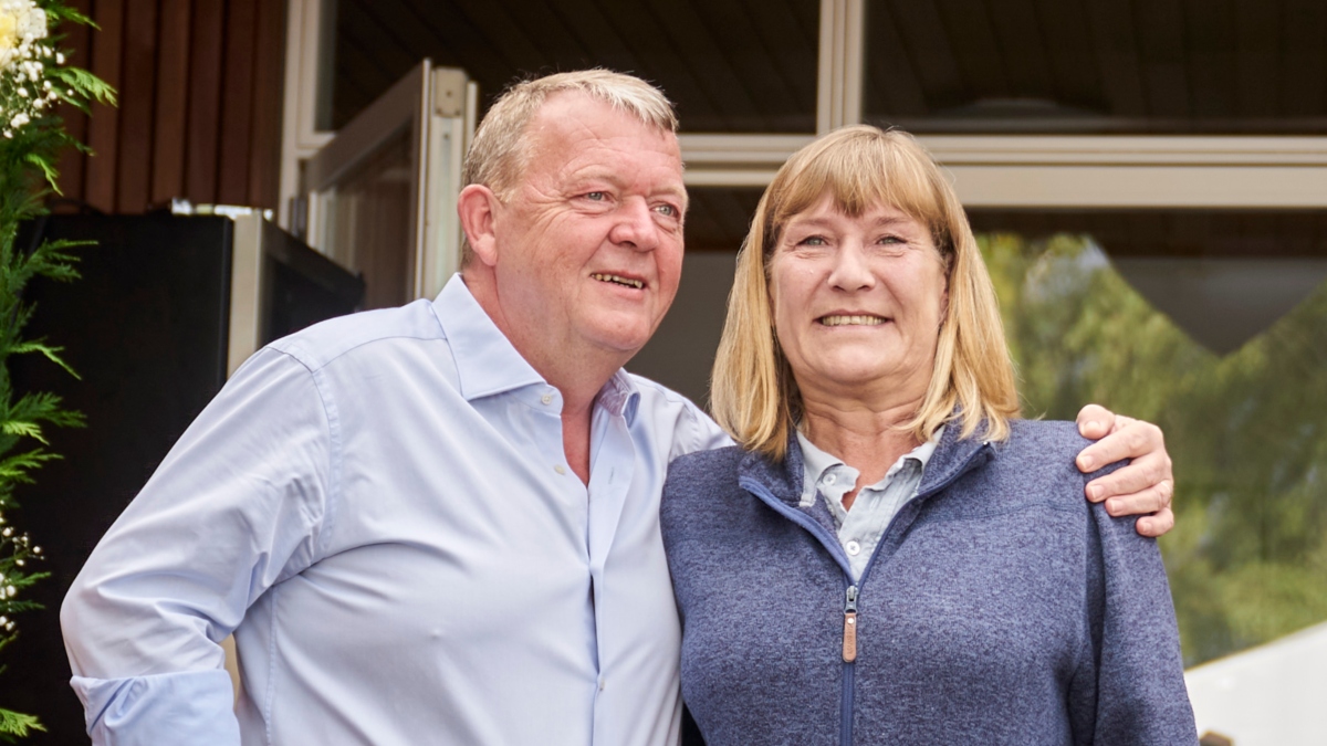Se det skønne foto: Så unge var Lars Løkke Rasmussen og Solrun til deres bryllup | BILLED-BLADET