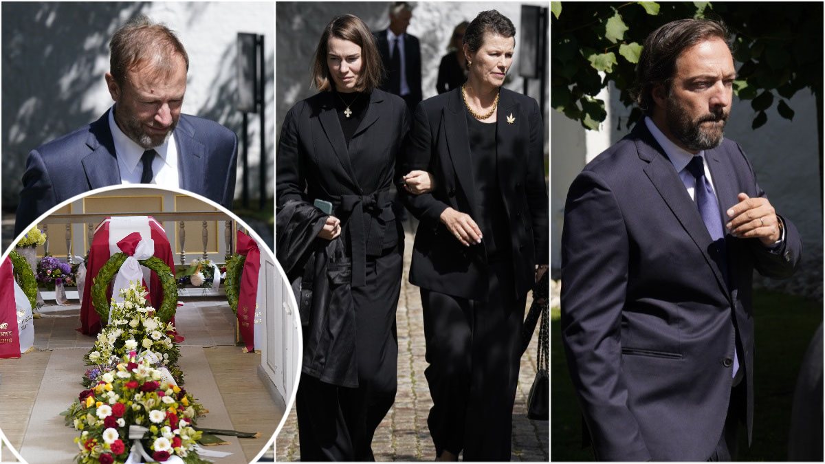 Et sidste farvel: Familie og venner til bisættelse af godsejer Stig ...