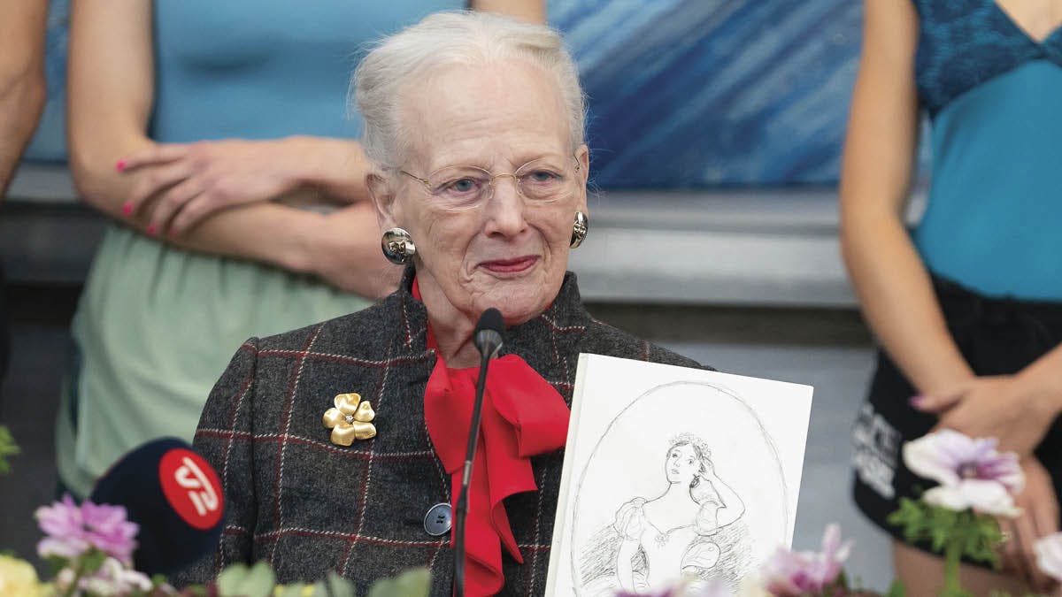 Ikke til at tage fejl af: Her ses tydeligt, hvor godt dronning Margrethe har det lige nu ...