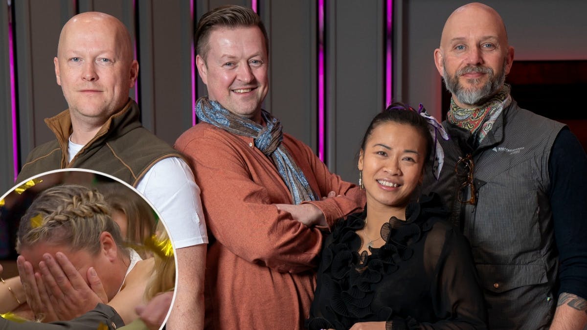 Vinderen af Masterchef er kåret: Da Tina hører sit navn, bryder hun ...