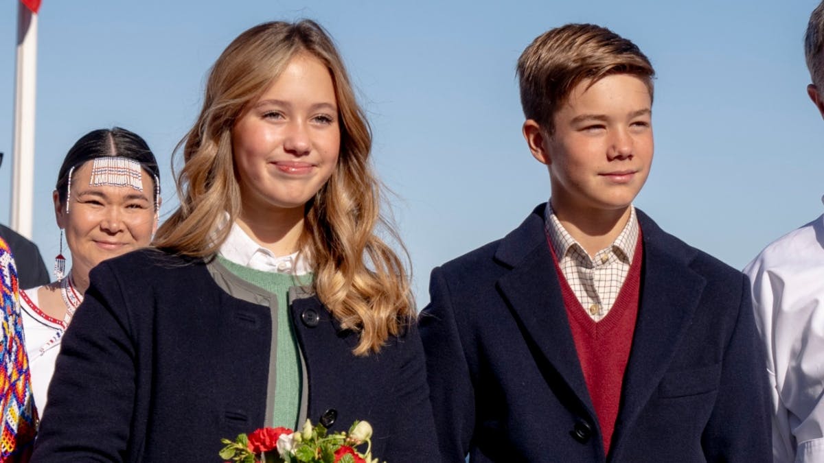 Gang i den på sommerslottet: Prinsesse Josephine og prins Vincent piler ...