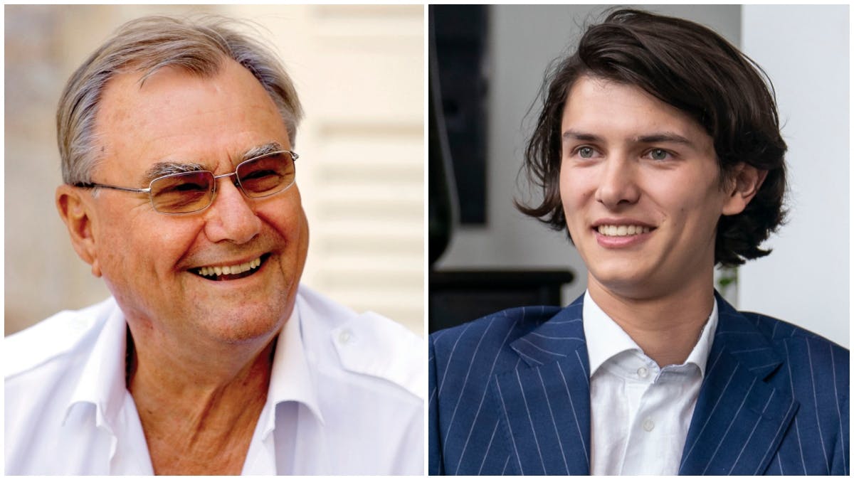 Grev Nikolai nyder sommeren i Sydfrankrig: Har særlig ejendel fra ...