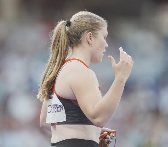 Hamrende fedt: Katrine Koch Jacobsen med cool entré på den helt store ...