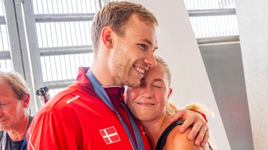 Mathias Gidsel er landet i Danmark: Det skal han og kæresten Katrine nu | BILLED-BLADET