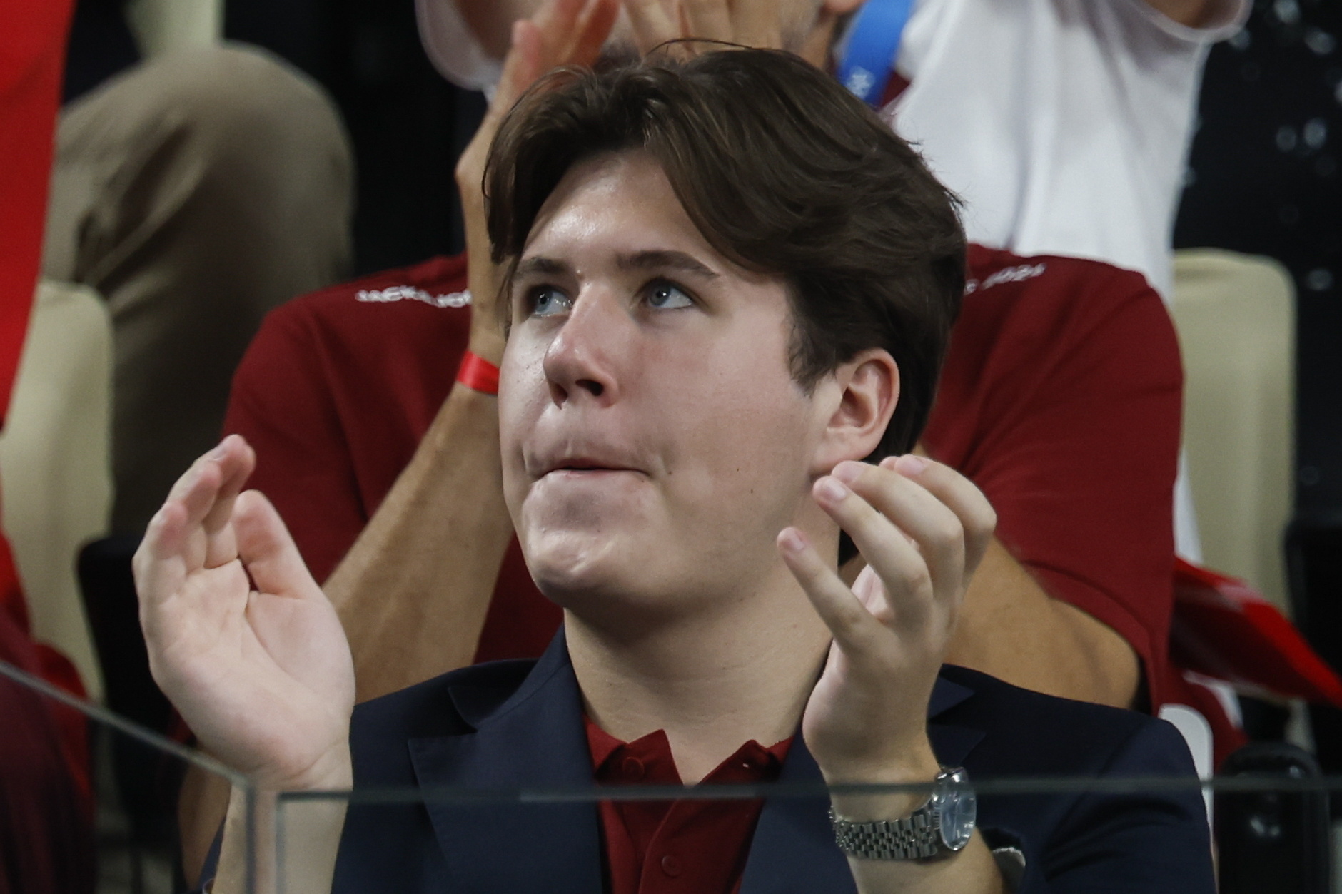 Se billederne: Kronprins Christian hepper til dansk medaljekamp ved PL ...