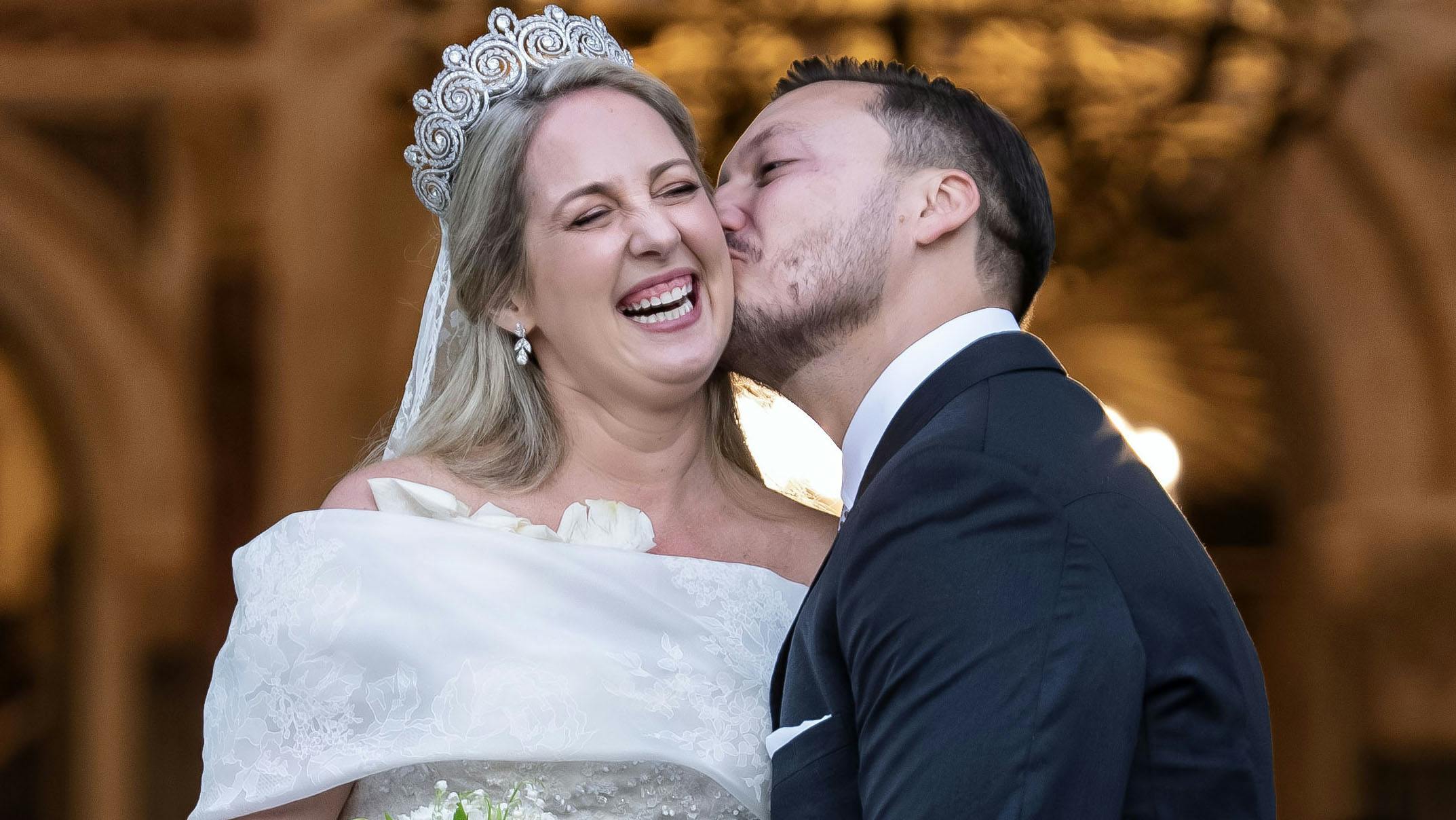 Prinsesse Theodora og Matthew Kumar dansede deres første dans til ...