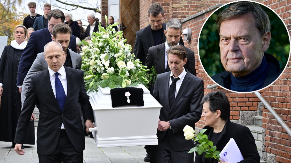 Familie og venner sagde farvel til Ulf Pilgaard: De bar kisten | BILLED ...