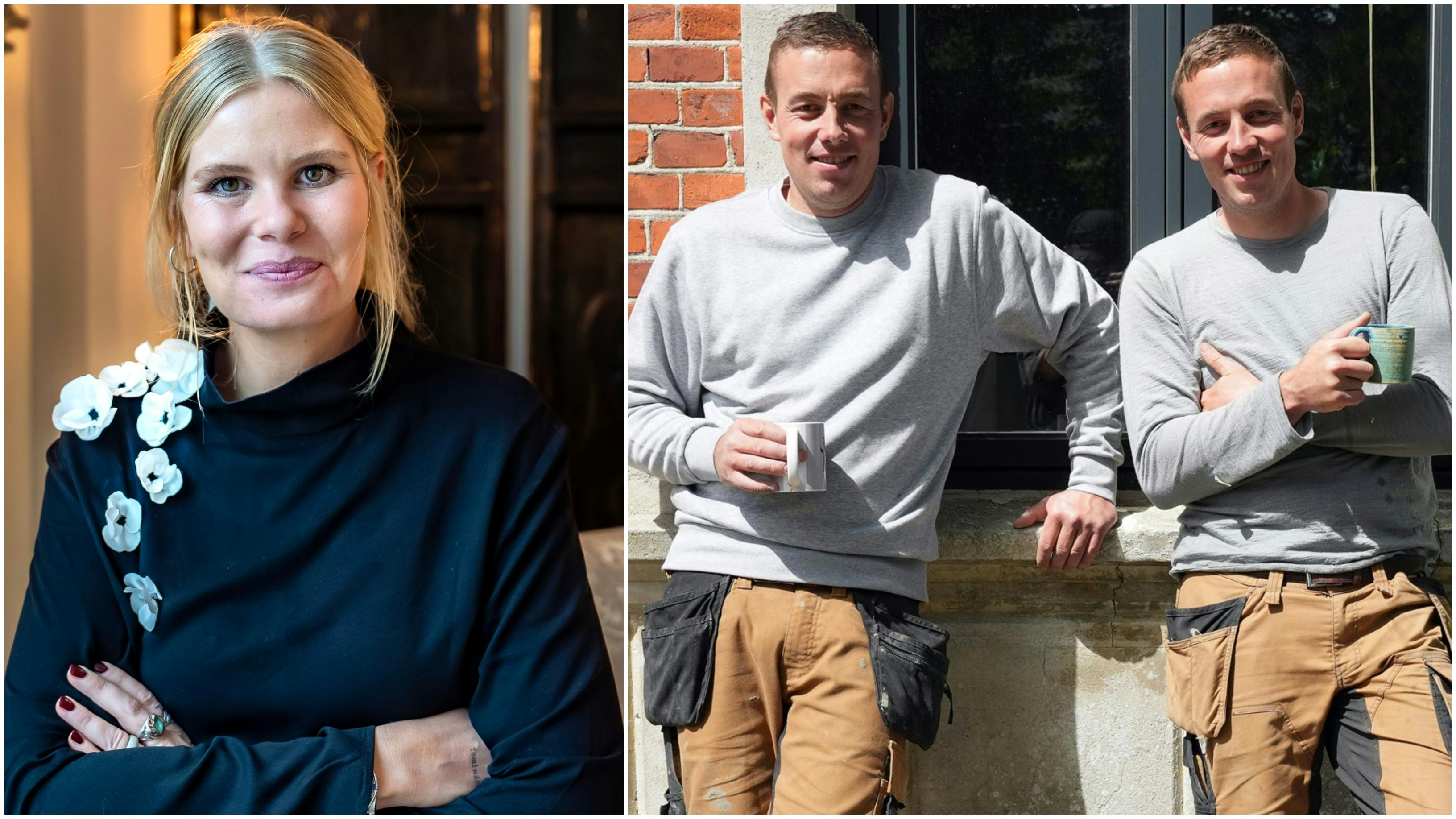 Sofie Linde om tømrerne Anders og Philip: Det er deres kærlighedserklæring til mig | BILLED-BLADET