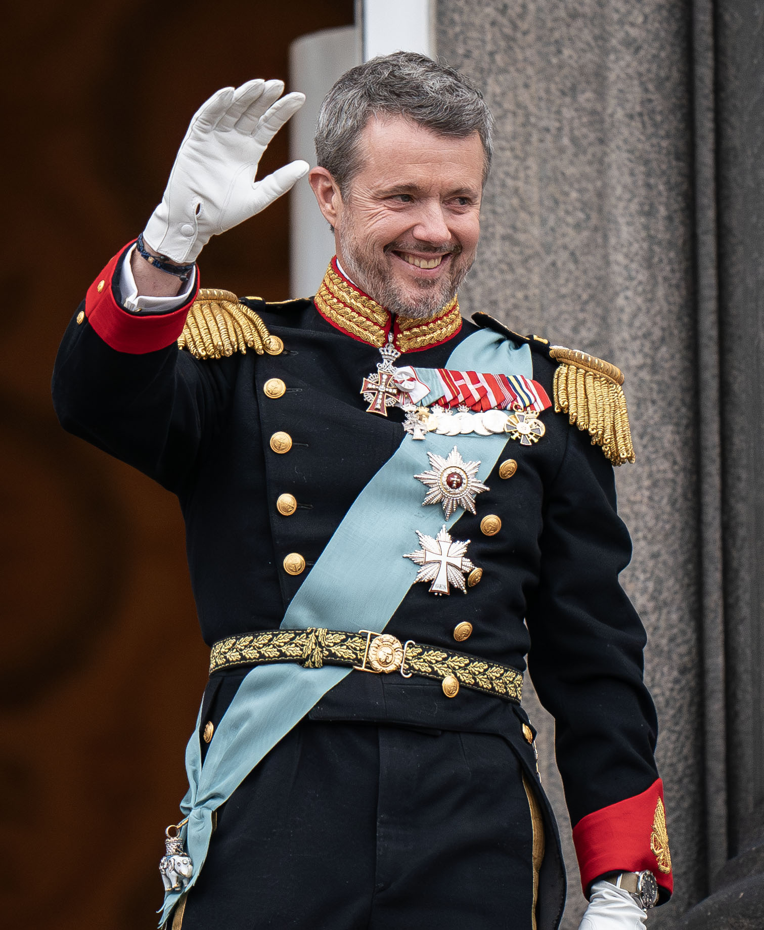 Historiske billeder: Den største dag i kong Frederiks liv | BILLED-BLADET