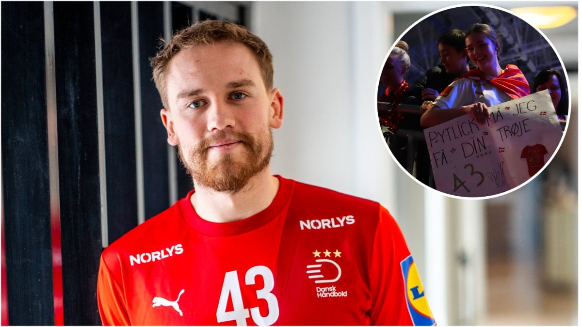 Meget uventet: Mathias Gidsel trådte til, da fan ville have Simon ...