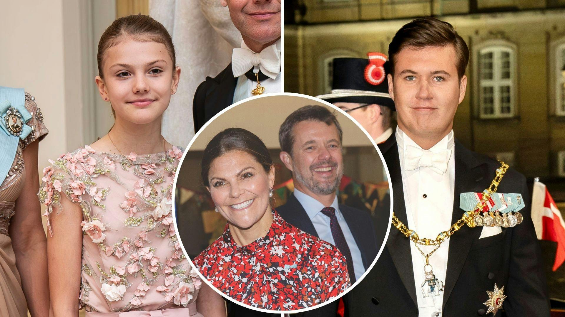 Kong Frederik er en ”storebror” for kronprinsesse Victoria: Bliver deres børn lige så tætte ...