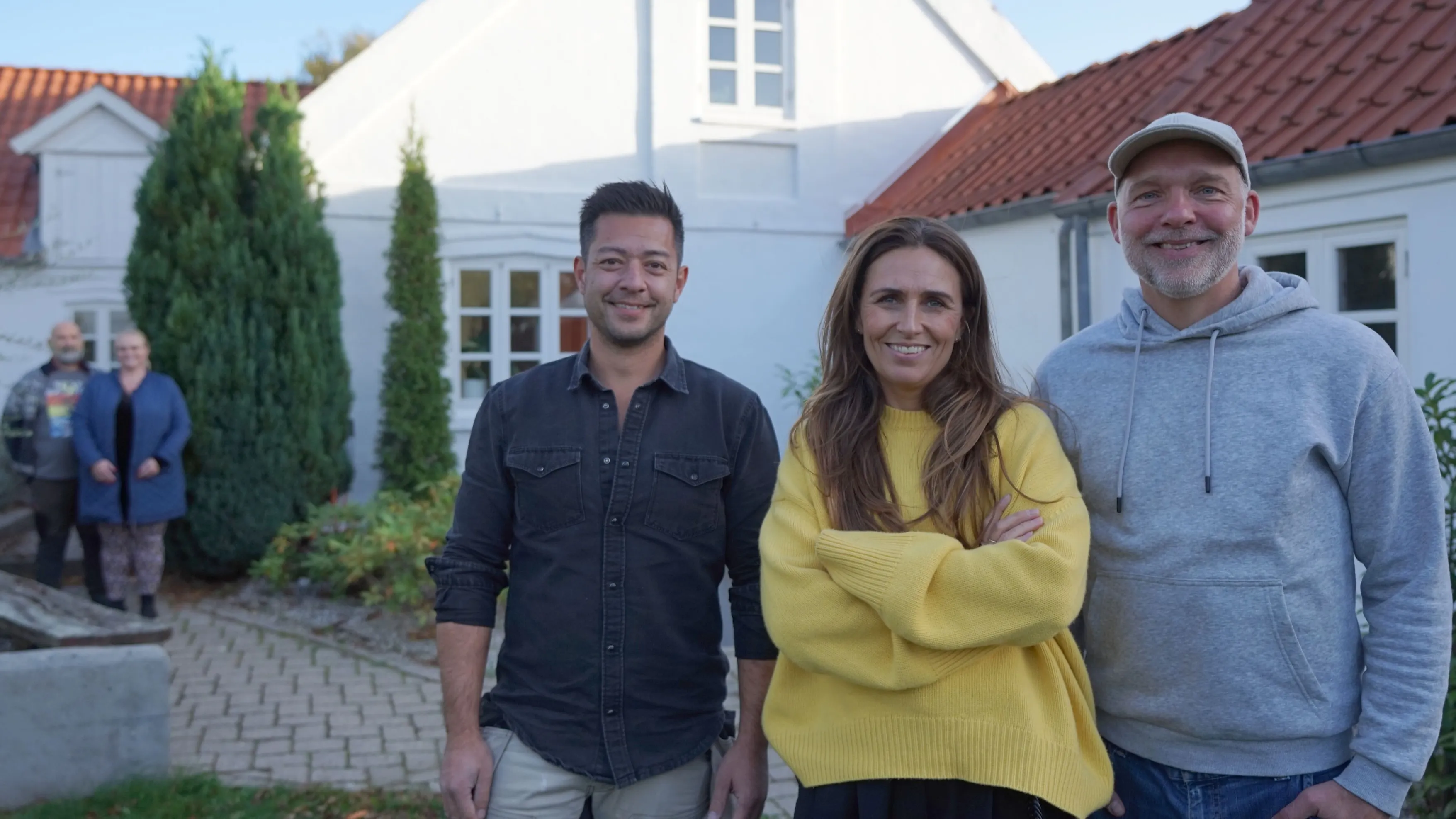 Line Franck kæmpede med tårerne, da hun hjalp I hus til halsen-par med ...