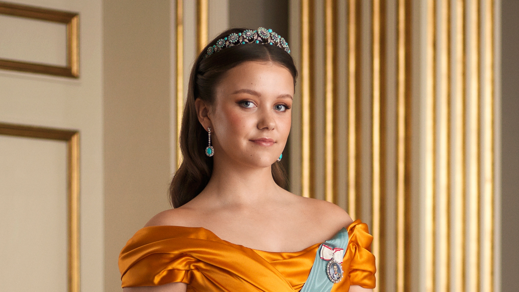 To unge kom til prinsesse Isabellas fejring på spektakulær måde ...