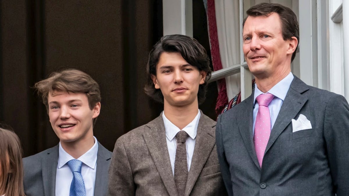 Uforglemmelig dag for Nikolai og Felix: Nu reagerer prins Joachim på den gode nyhed | BILLED-BLADET