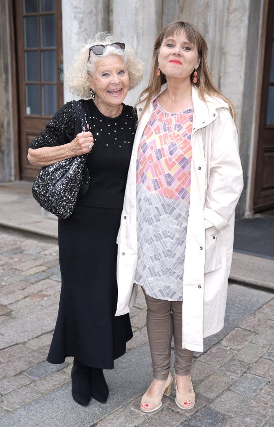 Endelig lykkedes det: Lone Hertz har fået styr på sit stressramte hår ...