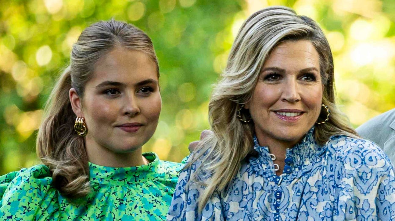 Wow, hun stråler! Dronning Maxima spottet i favorit fra dronning Marys ...