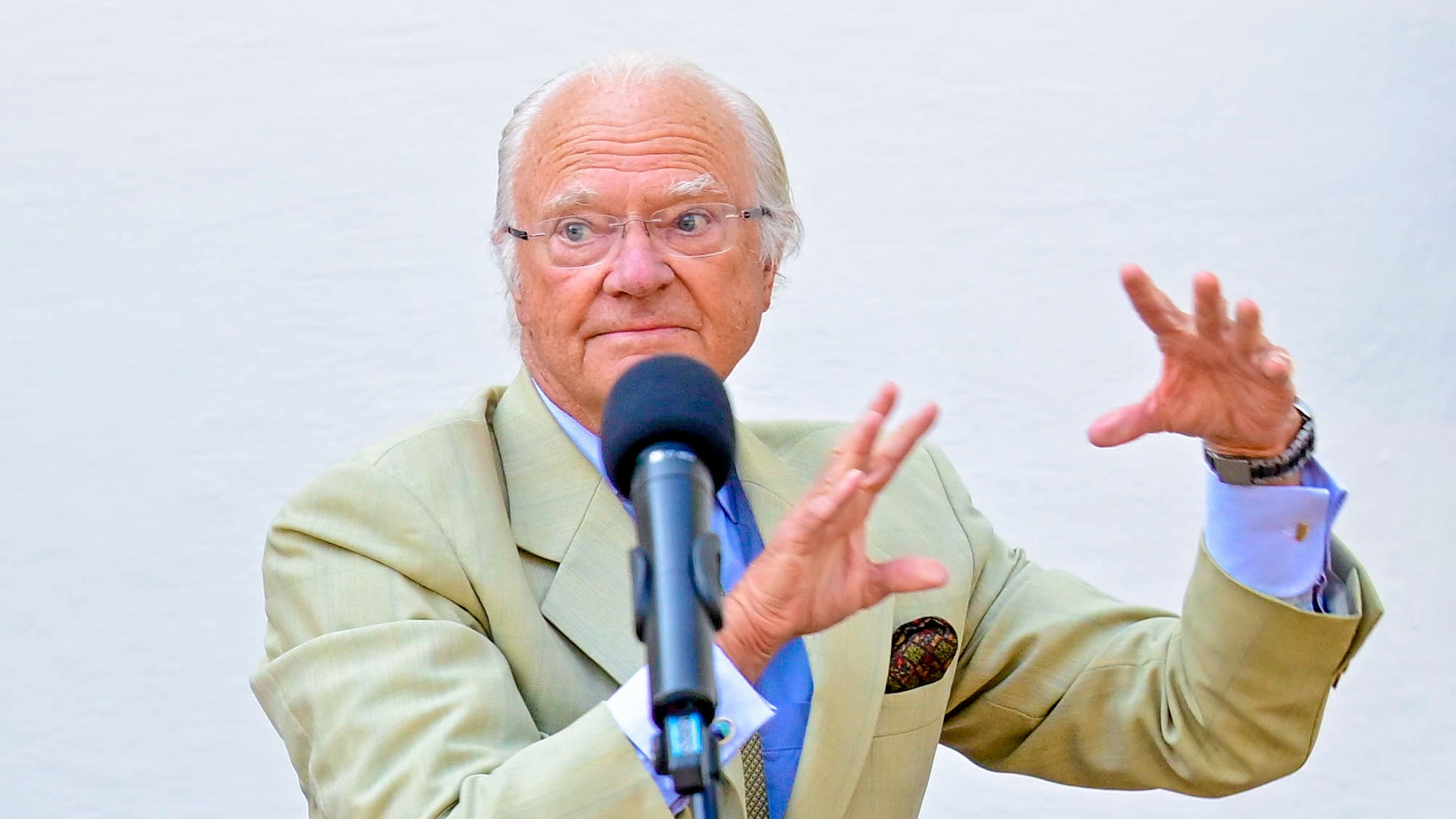 Dansede som en gal: Kong Carl Gustaf slog sig løs til musikken | BILLED ...