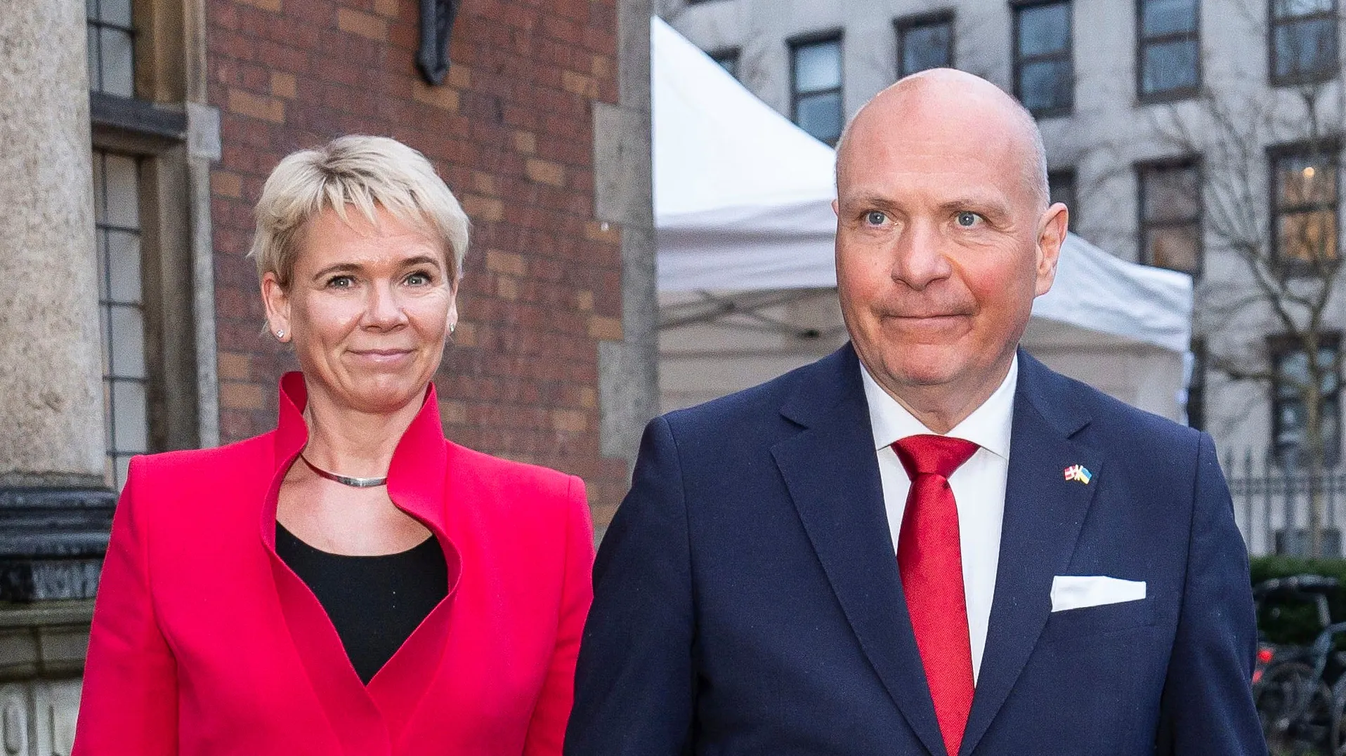 Søren Gade havde sin elskede Marianne med til skøn middag med sød musik ...