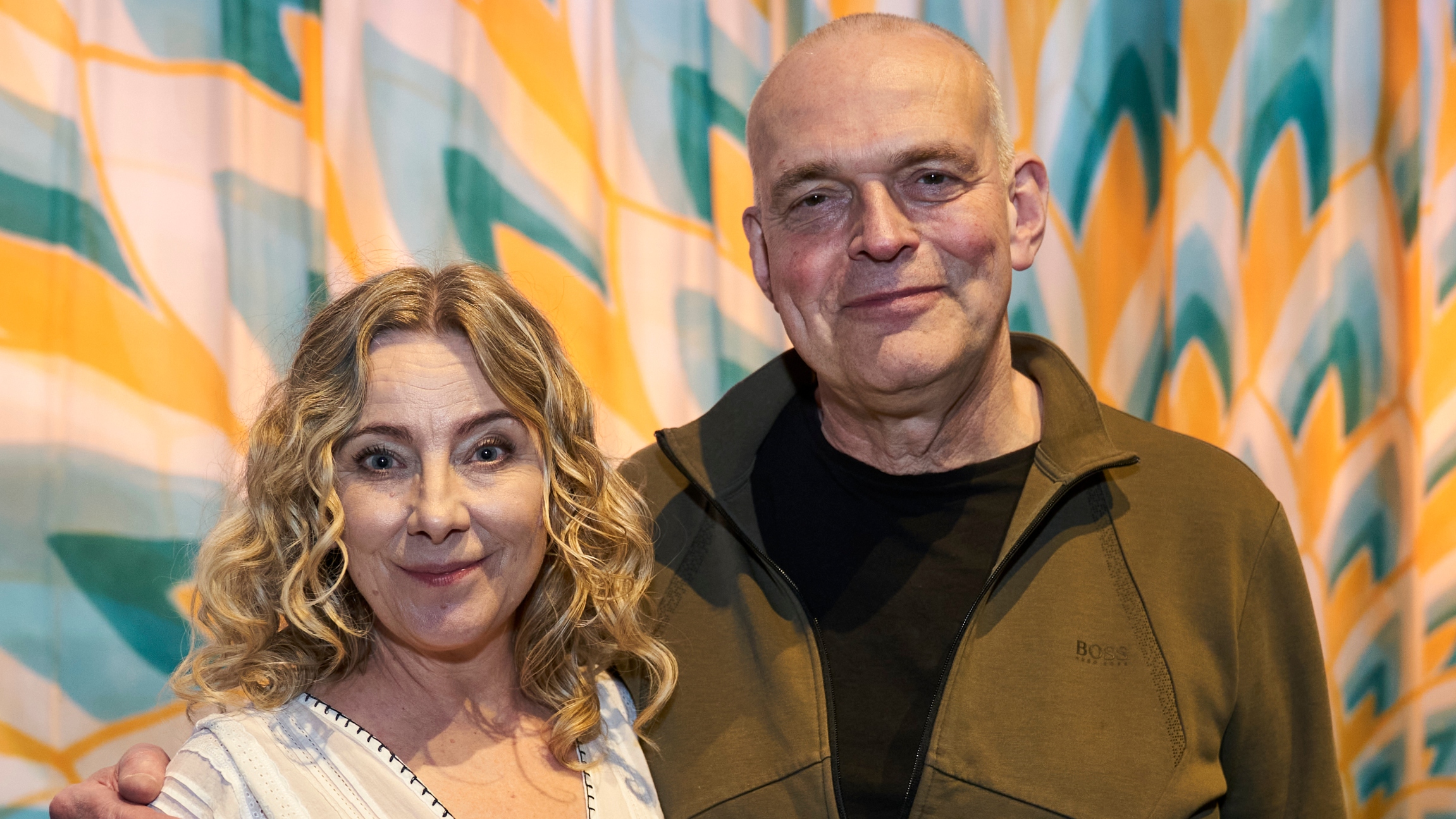 Ægtefolk og kolleger: Niels Olsen og Joy-Maria Frederiksen gør sig ...