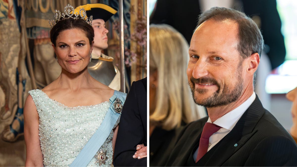 Kronprinsesse Victoria møder kronprins Haakon på politistation | BILLED-BLADET
