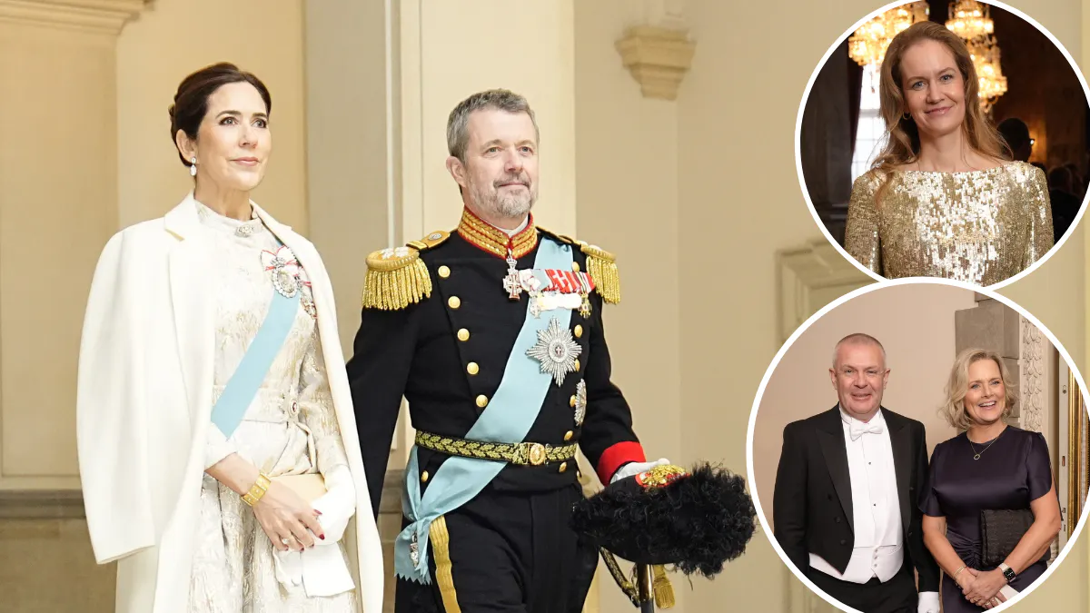 Dukker op på slottet: Disse kendte var til nytårskur hos kong Frederik ...
