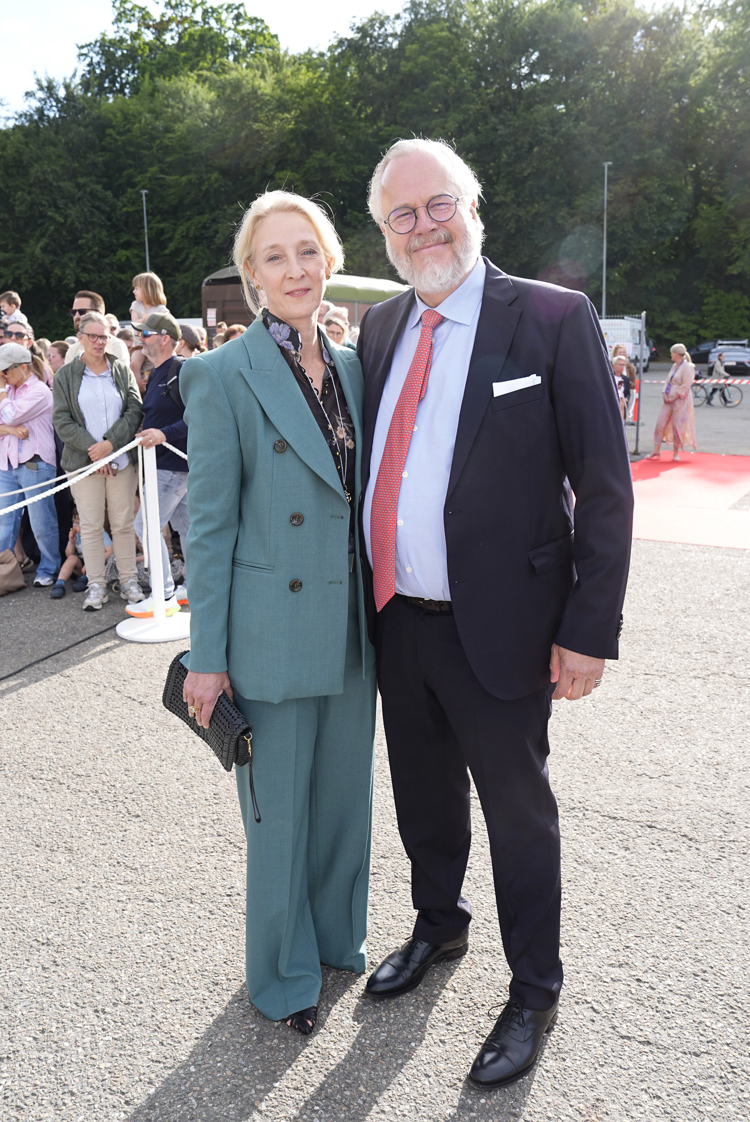 Grev Michael og prinsesse Alexandra deltog i reception på Kongeskibet ...