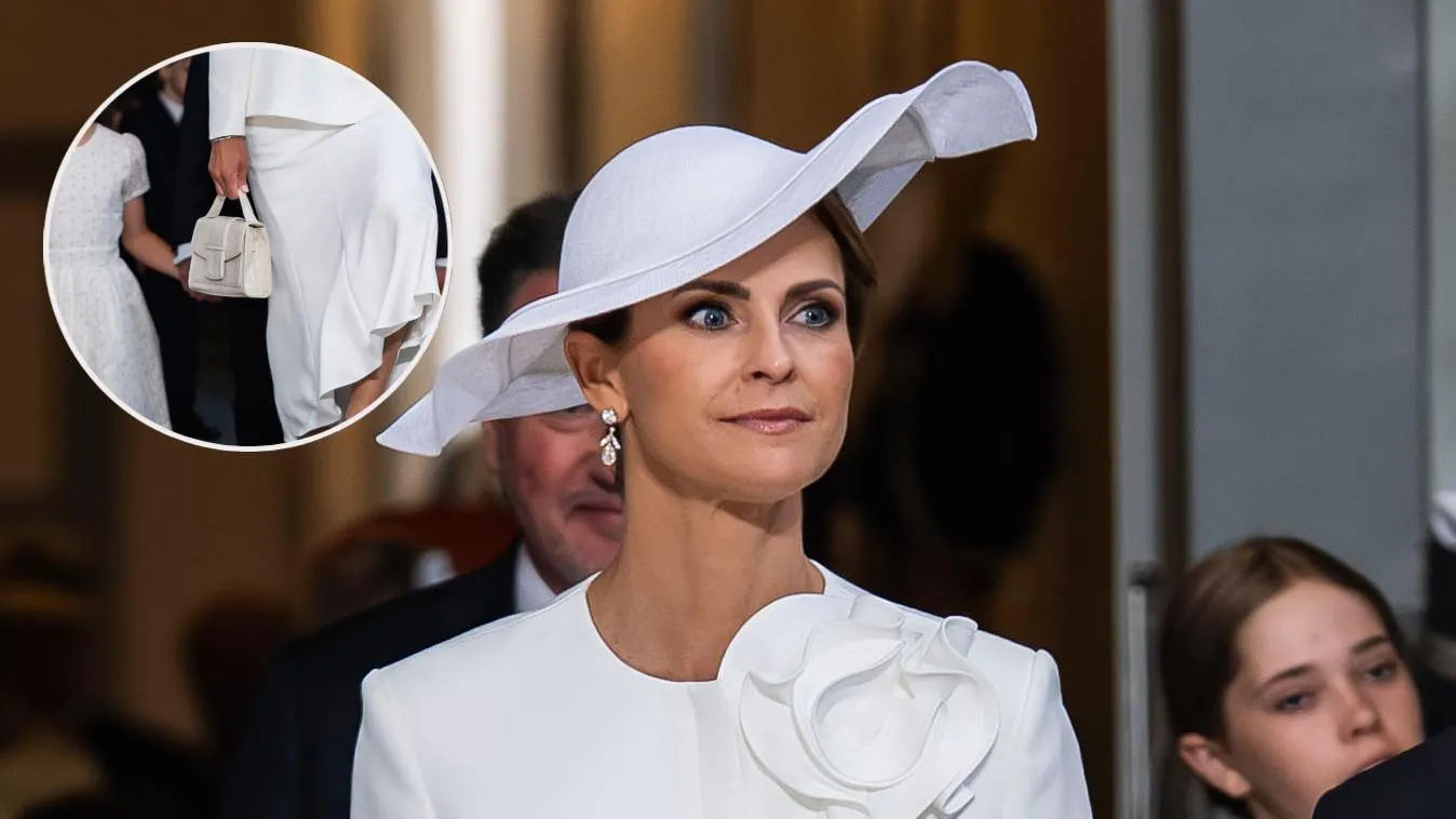 Prinsesse Madeleine i hvidt fra top til tå: Tasken skiller sig ud med ...