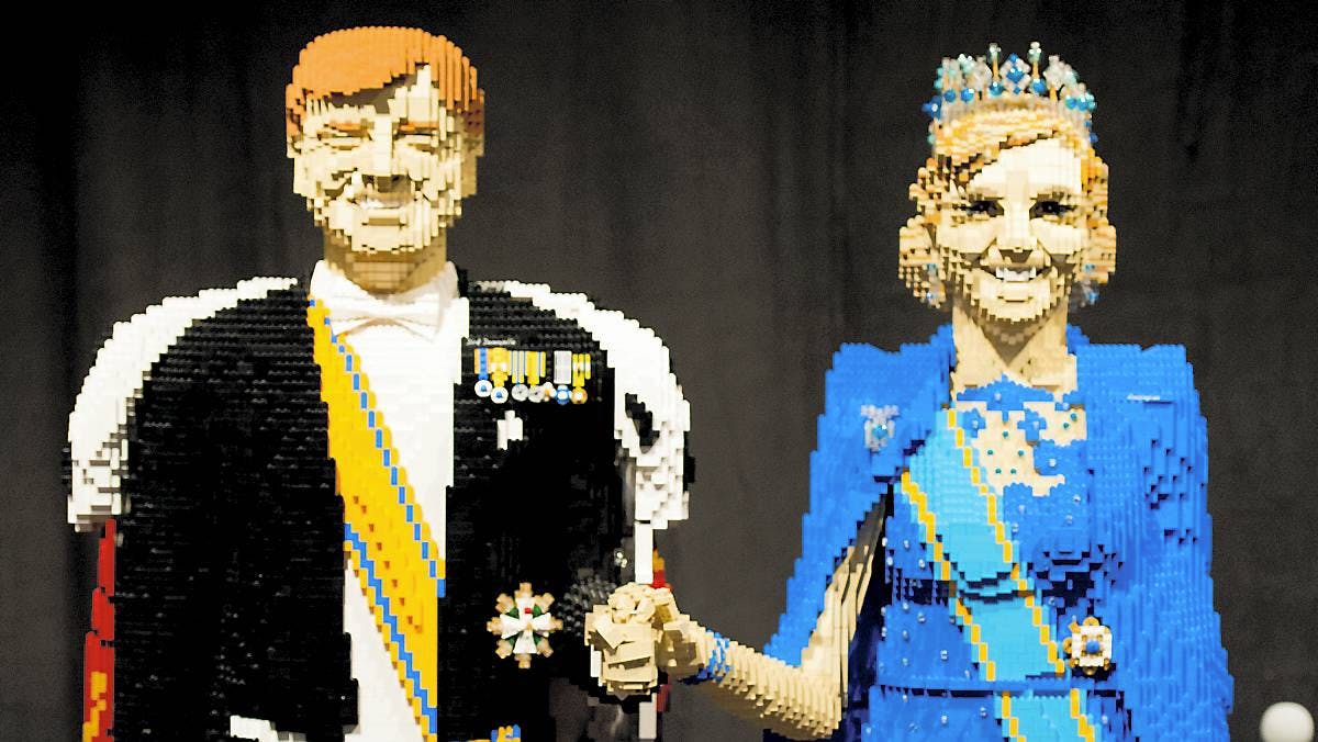 Dronning Maxima bygget i lego | BILLED-BLADET