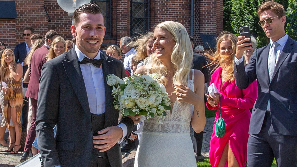 Pierre-Emile Højbjerg og Josephine fejrede kærligheden: Festen var ...