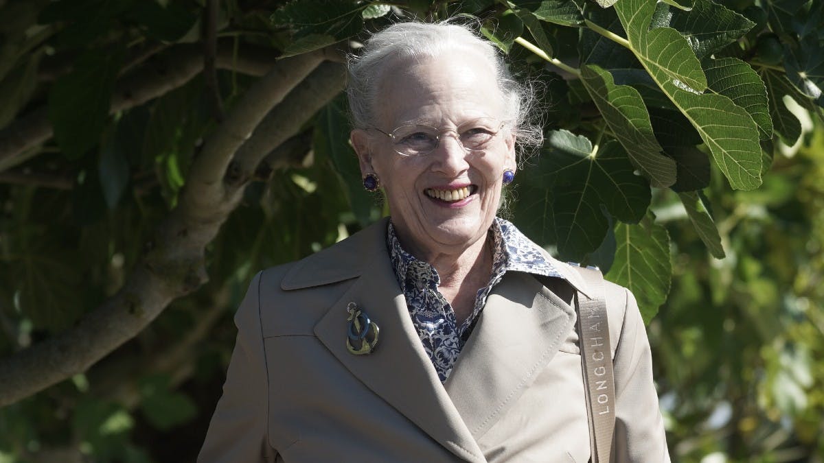 Dronning Margrethe med et smil på læben: Godt nok er jeg en gammel kone ...