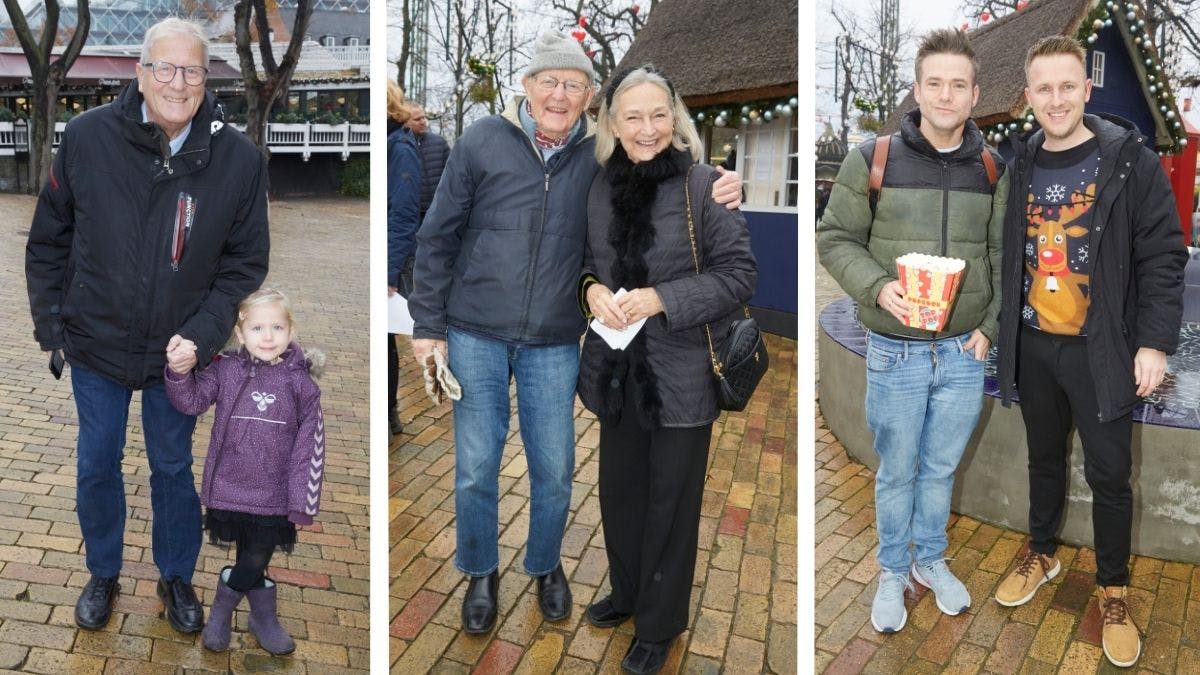 Se billederne: Kendte julehyggede til premiere i Tivoli | BILLED-BLADET