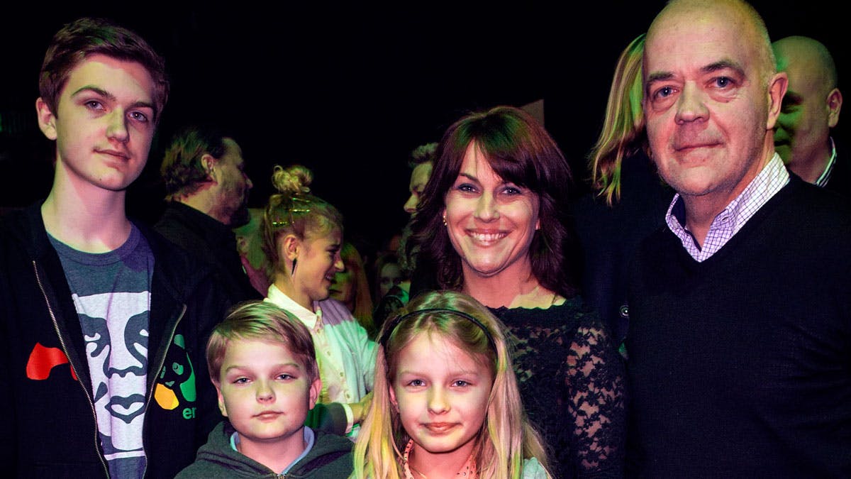 Jes Dorph og familien i byen | BILLED-BLADET