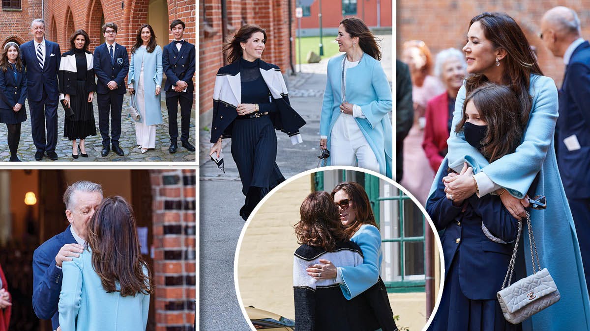 Se det flotte billede: Baronparret Otto og Helle Reedtz-Thotts søn er ...