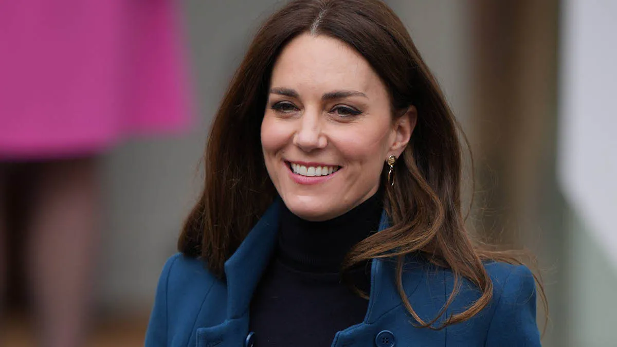 Tilbage efter juleferien: Kate strålede i blå | BILLED-BLADET