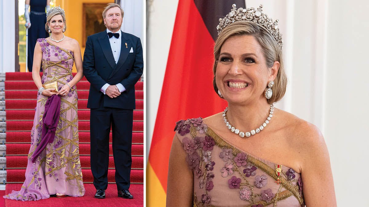 For første gang i mere end et år: Dronning Maxima med diadem | BILLED ...