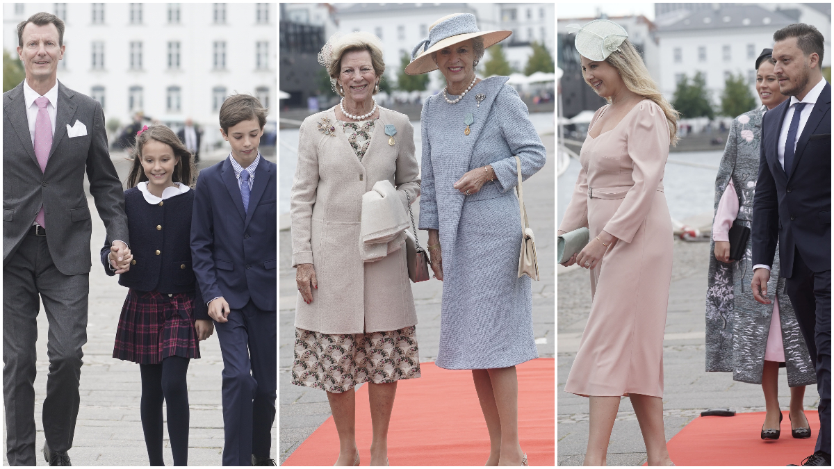 Se billederne: Familie og kongelige venner ankommer til frokost på ...