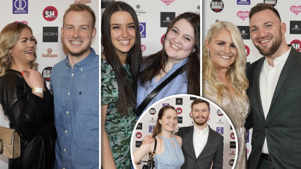 Se alle de skønne billeder: Tv-kendisser strømmede til Reality Awards ...