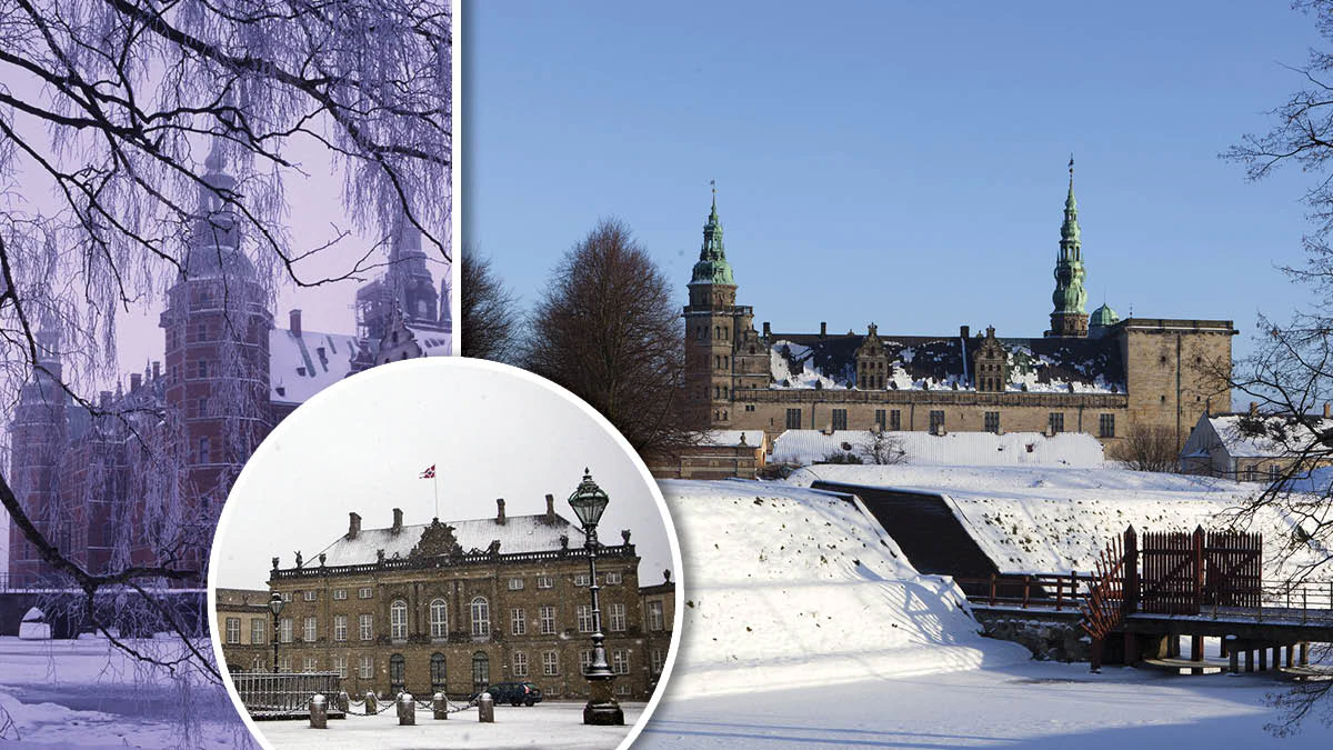 14 SMUKKE BILLEDER: Kongelige slotte i sneen | BILLED-BLADET