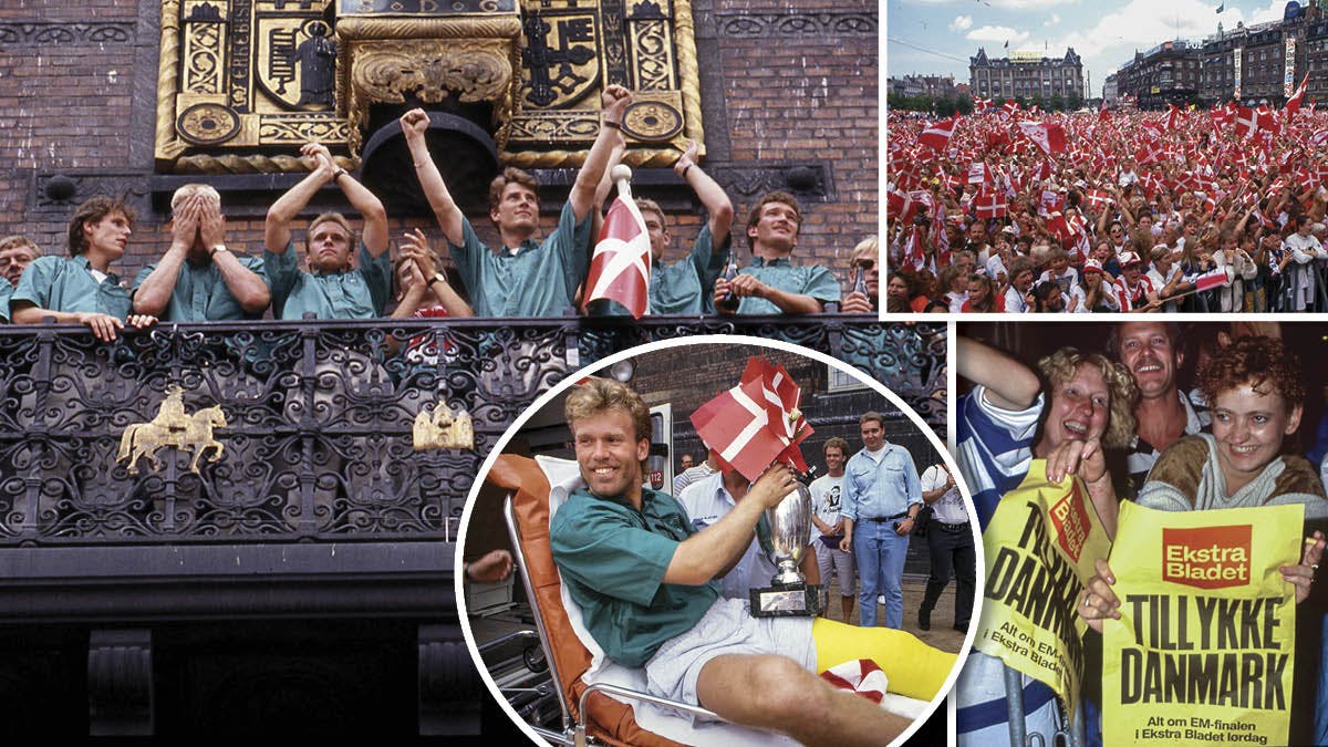 Skønne minder: Sådan blev EM-sejren fejret i 92 | BILLED-BLADET