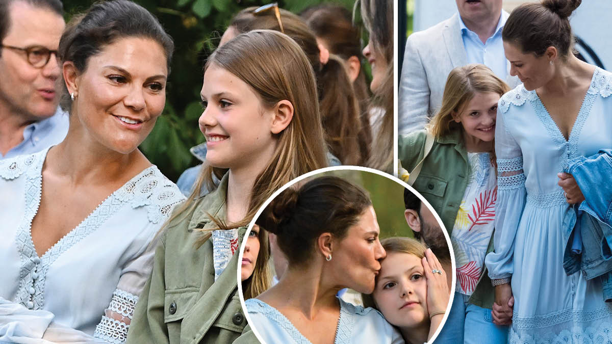 Kronprinsesse Victoria og prinsesse Estelles dejlige aften: Alle de ...