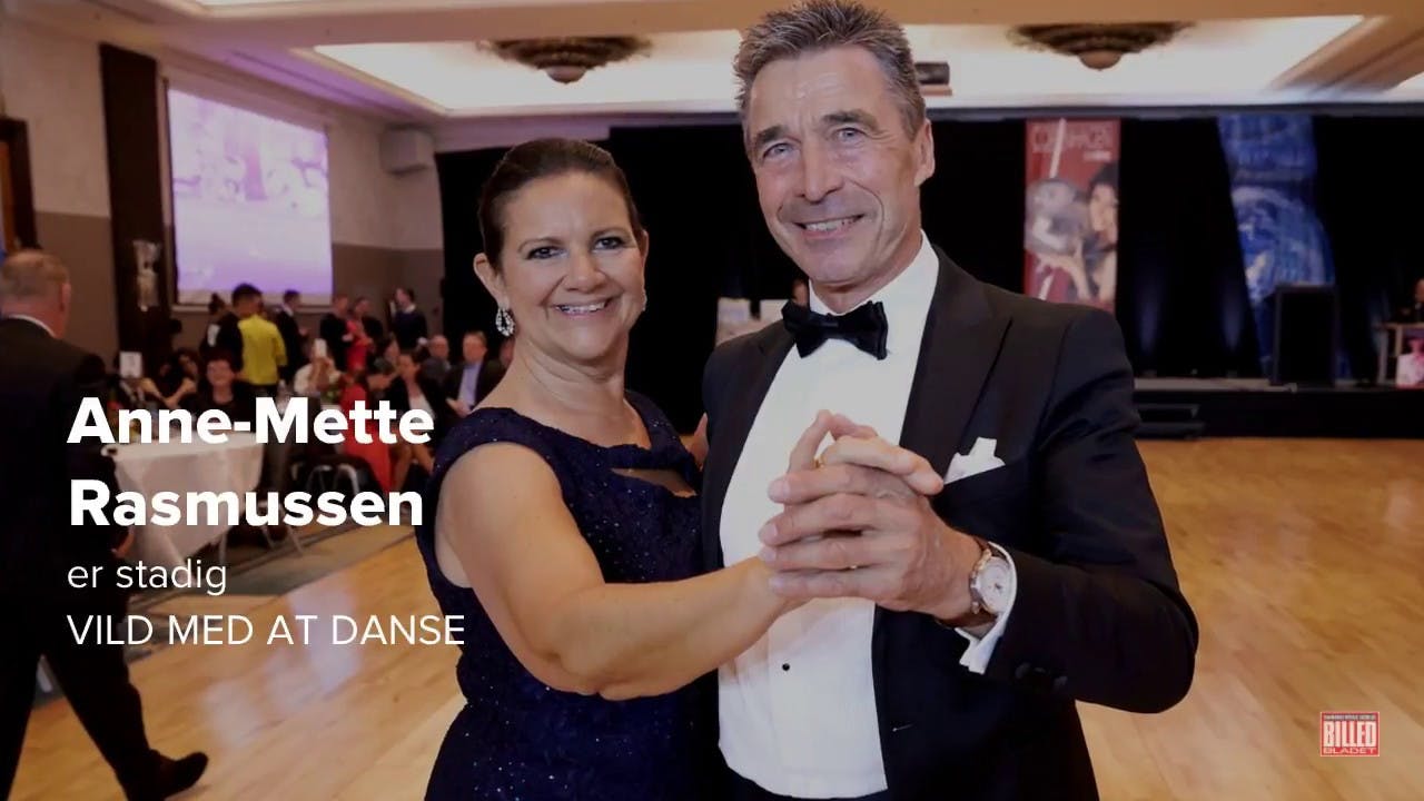 VIDEO: Anne-Mette Rasmussen i danseturnering med sin mand | BILLED-BLADET